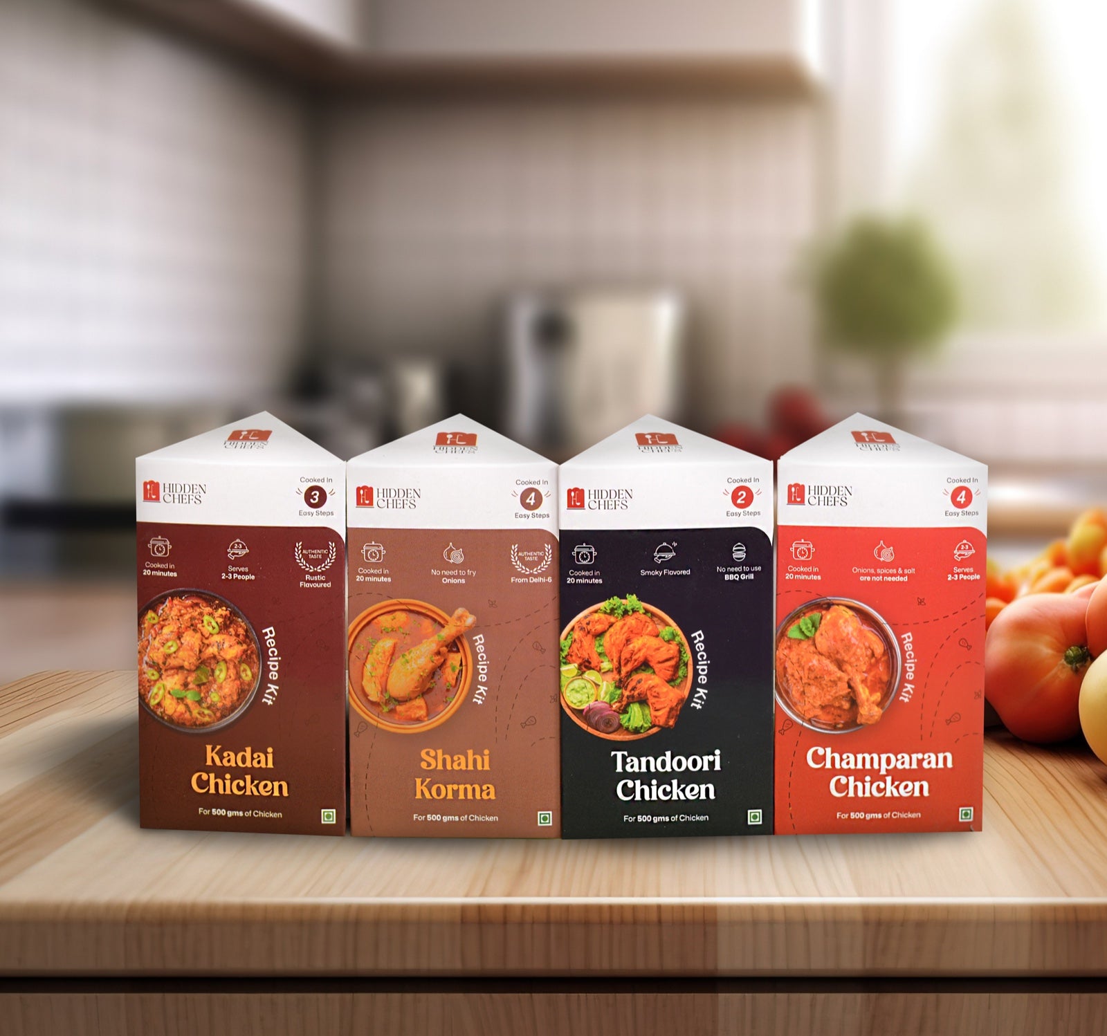 Pack of 4 – Hidden Chefs